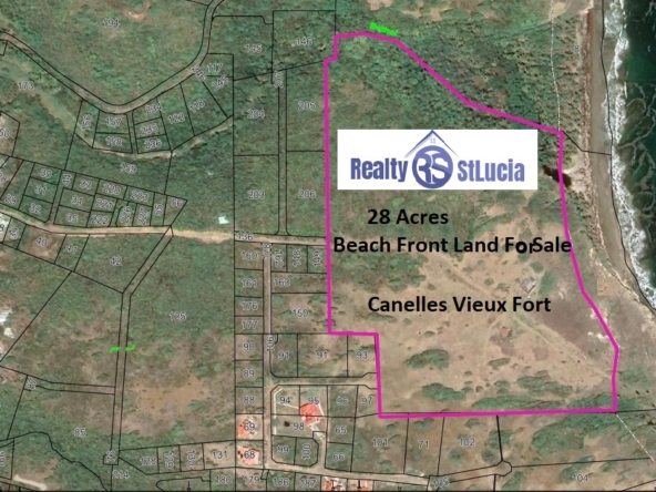 28 Acres Beach Front Land For Sale